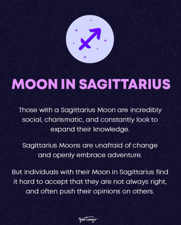 Moon In Sagittarius Traits Characteristics And Compatibility Yourtango