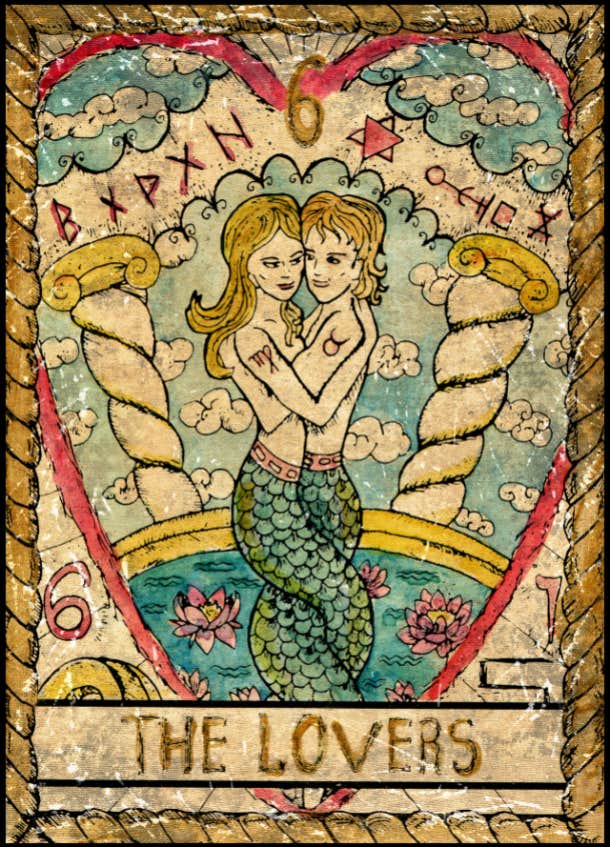 The Lovers Tarot Card Meanings Upright Reversed And In Love Yourtango