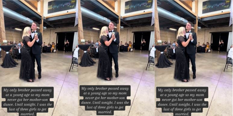 Groom Asks Brides Mom To Do A Mother Son Dance At Their Wedding Since Her Only Son Passed Away