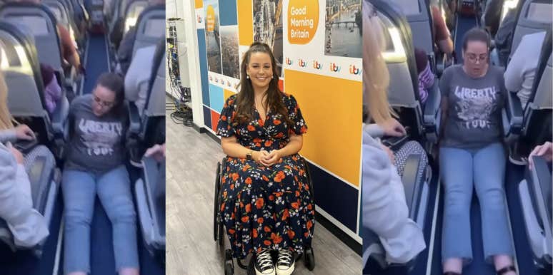 Wheelchair User Forced To Drag Herself Down Plane Aisle To Use Bathroom