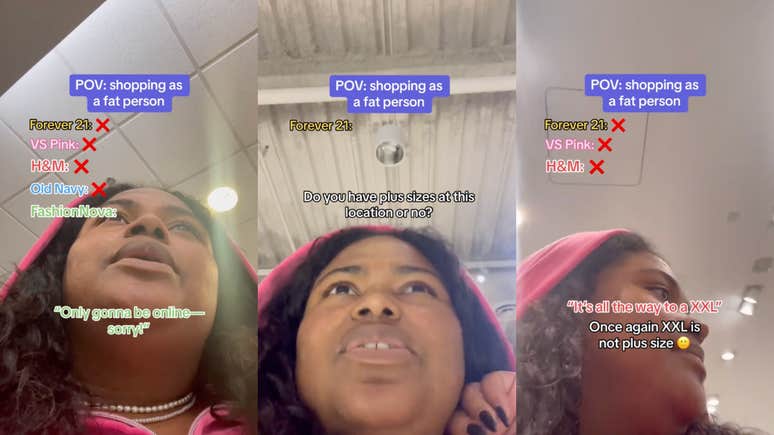 Plus Size Woman Shows Difficulty Finding Size Inclusive Clothes Yourtango