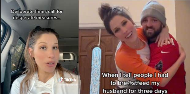 Woman Explains Why She Had To Breastfeed Her Husband For 3 Days 2070